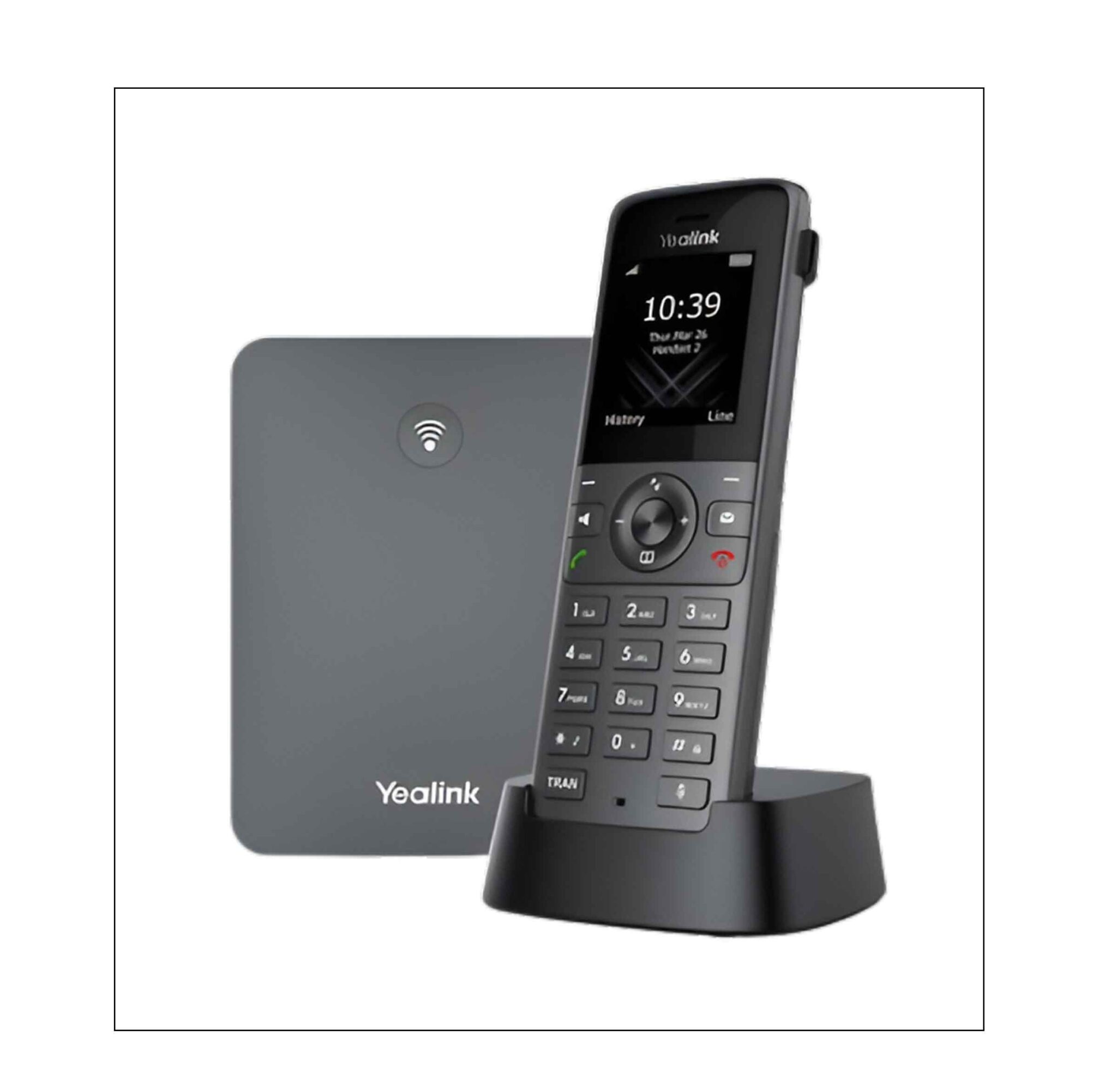 Yealink | DECT W73P | base de comunicación de hasta 10 teléfonos W73H ...
